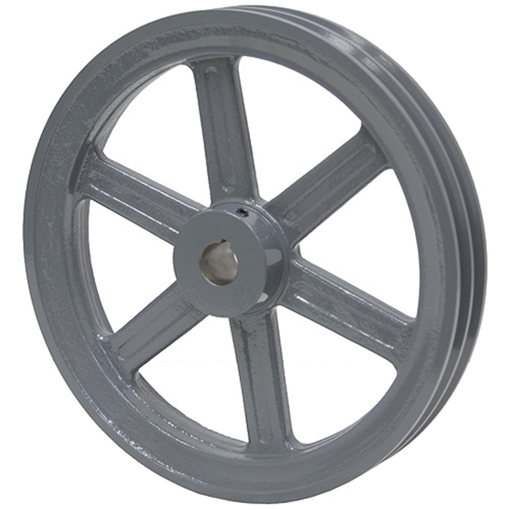 6 25 OD 1 1 8 Bore 2 Groove Pulley Finished Bore Pulleys Pulleys